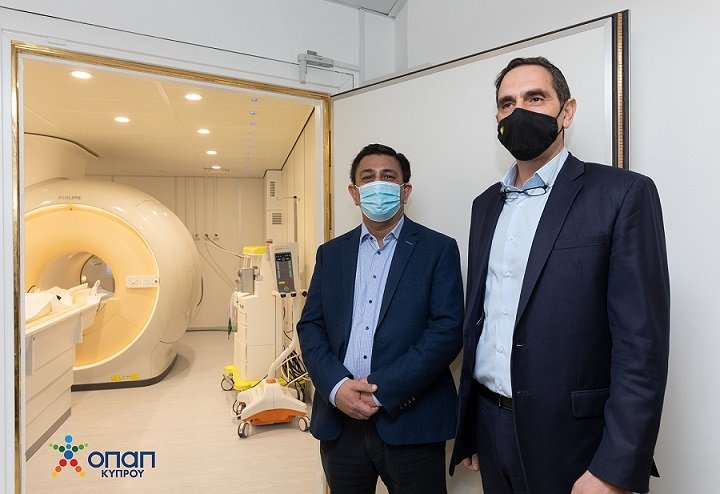 OPAP Cyprus donates new €1.6m MRI machine to Nicosia general | Cyprus Mail