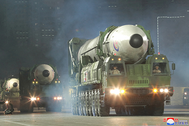 N Korea Parades Icbms Vows To Boost Nuclear Arsenal Cyprus Mail